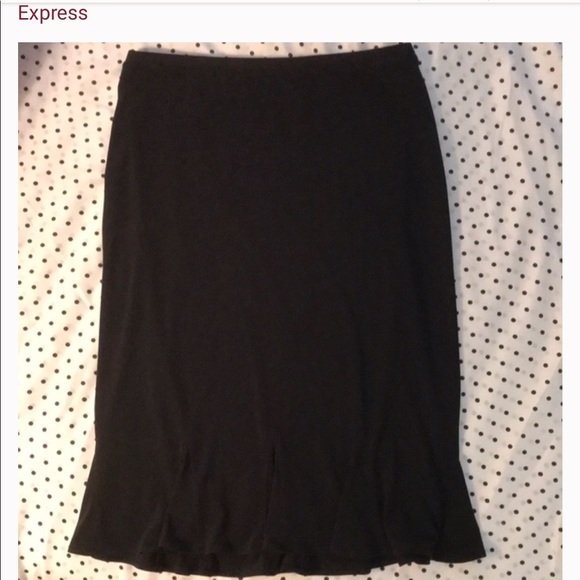 Express | Skirts | Feminine Express Midi Skirt | Poshmark
